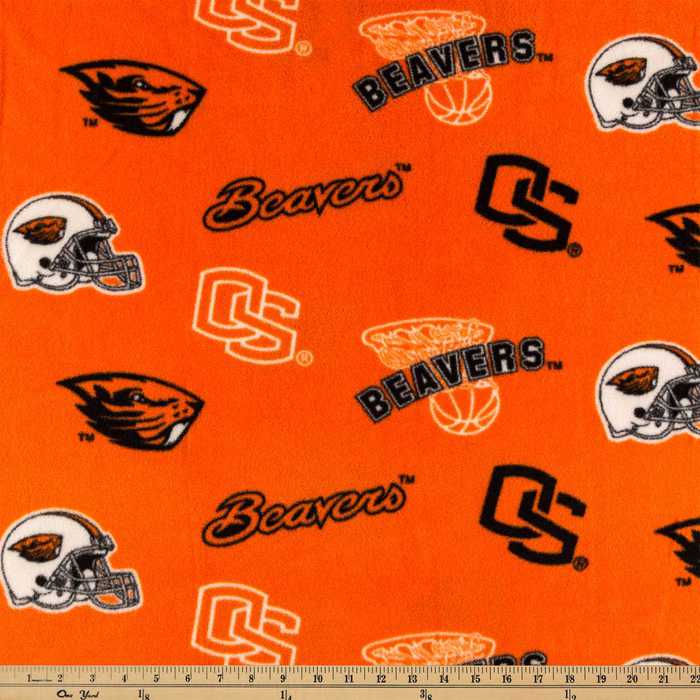 Oregon State Allover Collegiate Fleece Fabric | Hobby Lobby | 1146026